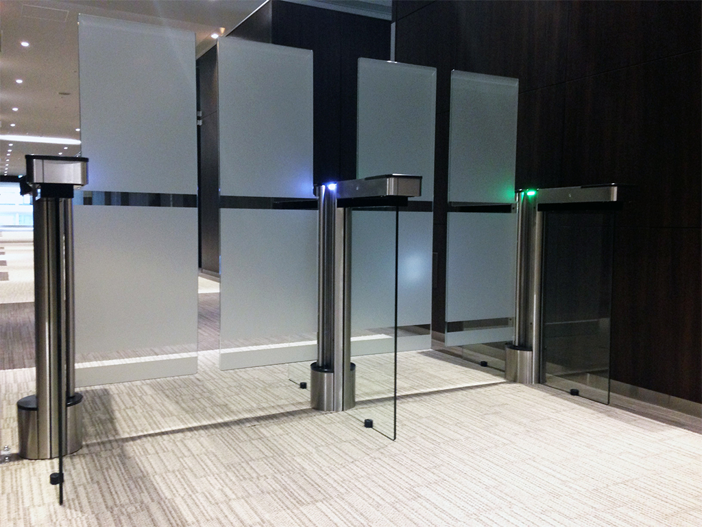 Full Height Turnstile Gate | Fastlane Glassgate 300